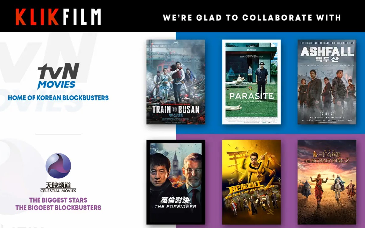KlikFilm Jalin Kerjasama Dengan tvN Movies dan Celestial Movies - Moviegoers Indonesia